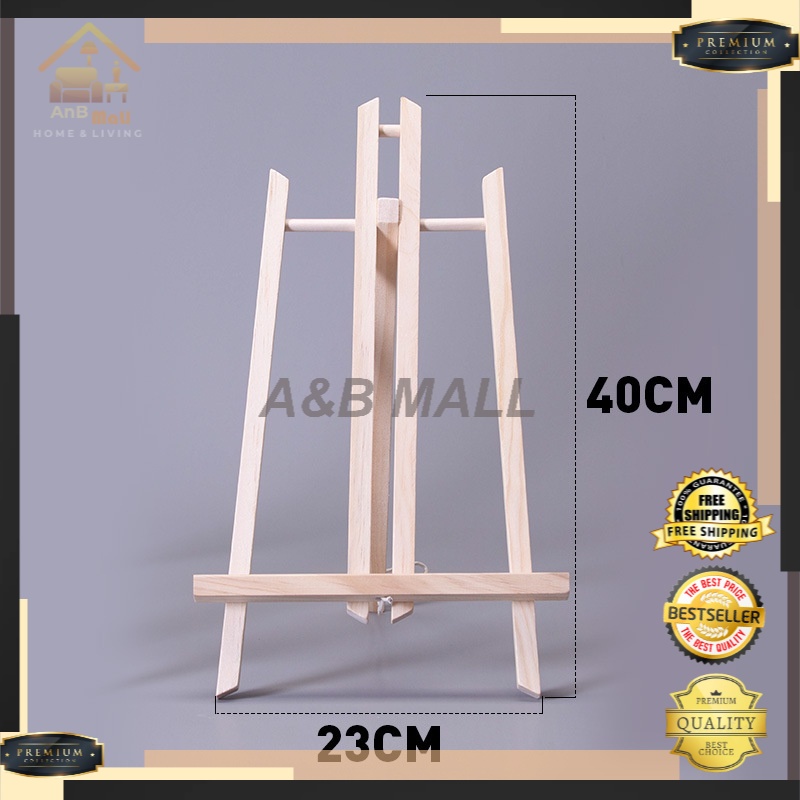 READY STOCK Easel Stand/ Solid Wood Stand Art Sketch Drawing Stand ...