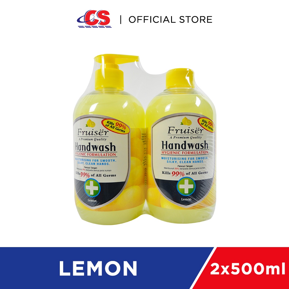 FRUISER Handwash Lemon Twin Pack 2x500ml | Shopee Malaysia