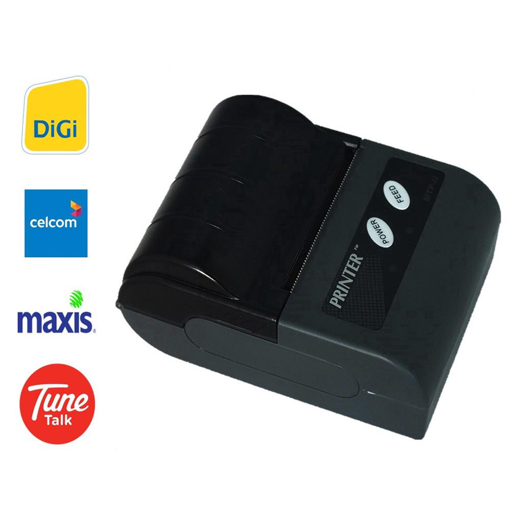 Bluetooth Printer 58mm Thermal Receipt Mini Printer Cash Bill SRS Topup ...