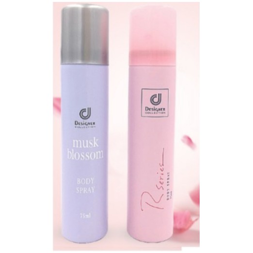 Designer Collection Body Spray R Series+Musk Blossom Set offer | Shopee ...