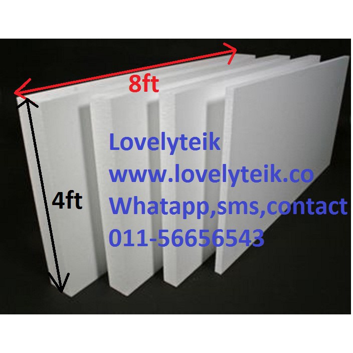 4 ft x 8 ft x 1/2 inch Event Decoration Polystyrene Styrofoam Sheet ...