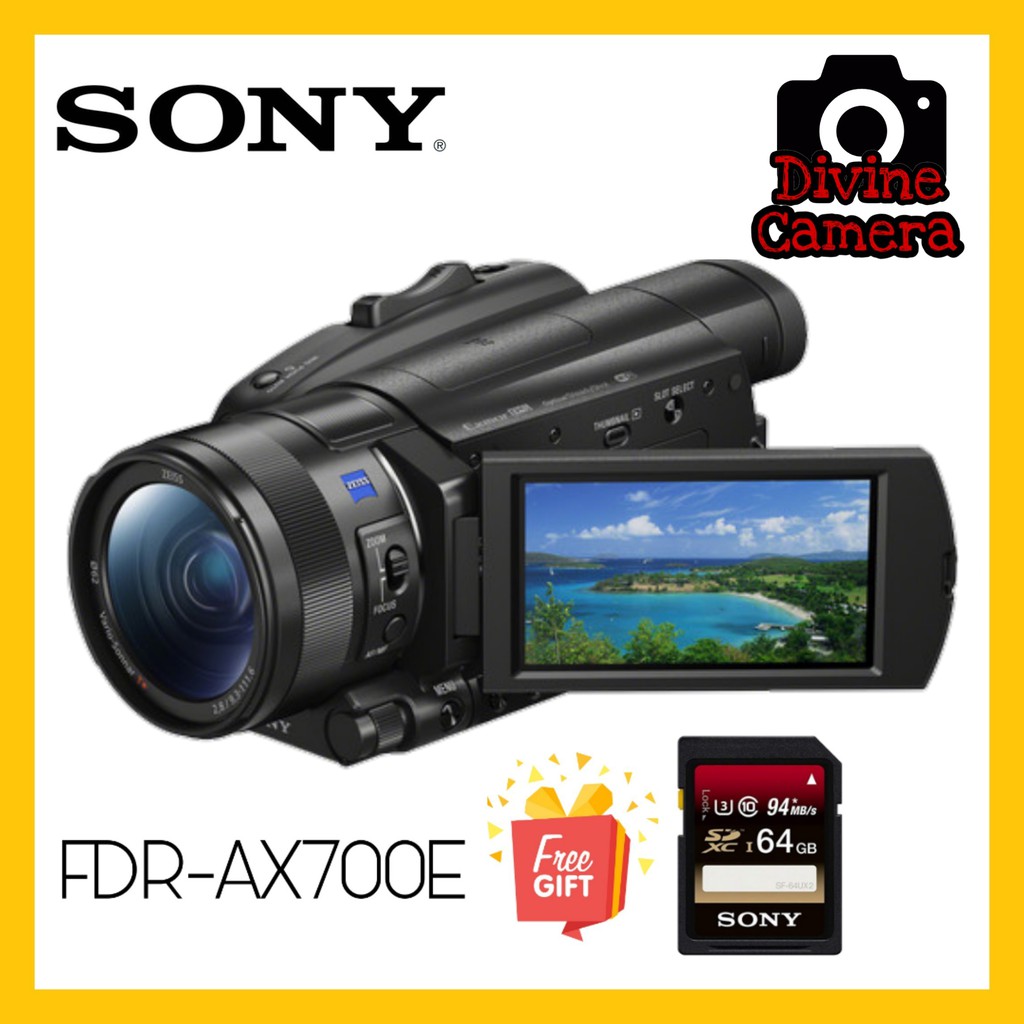 Sony FDR-AX700 4K & HDR Camcorder / Video Recorder | Shopee Malaysia