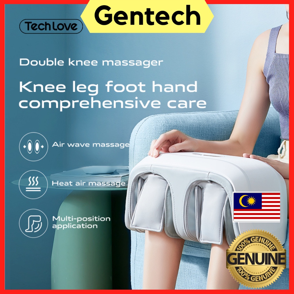 Knee Foot Leg Massager Machine Hot Compress Physiotherapy Calf Kneepad ...