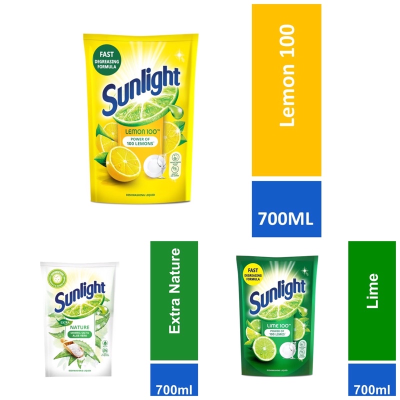 Sunlight Dishwash Refill Pack 700ml | Shopee Malaysia