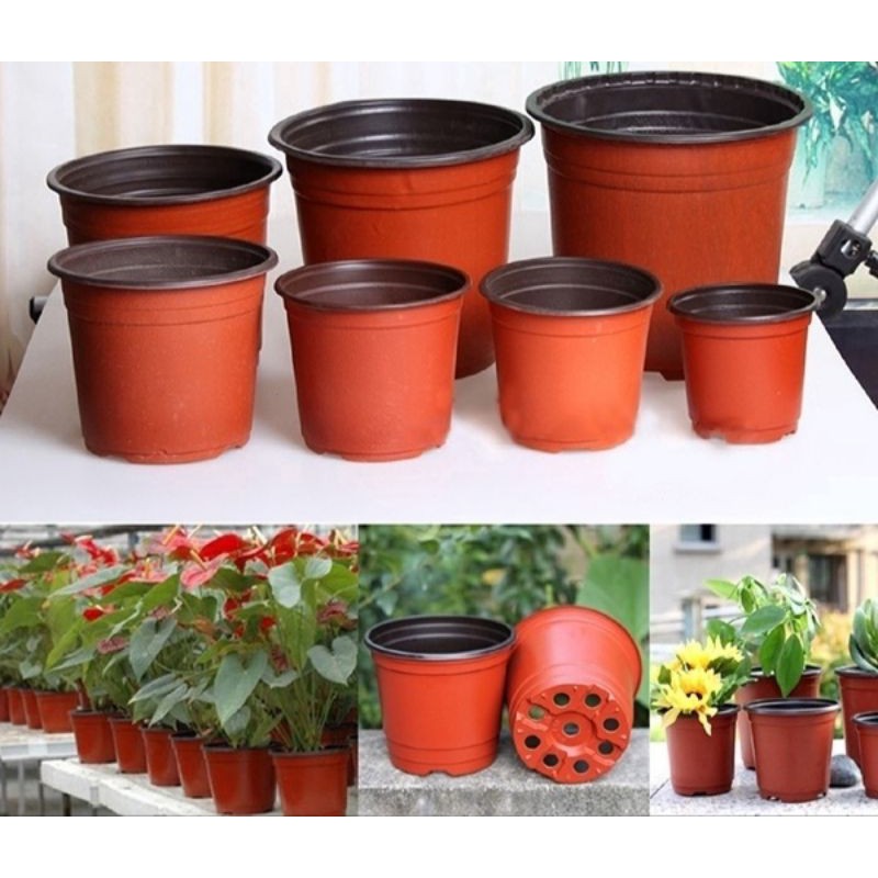 [Ready Stock] 2pcs Ultra Soft Plastic Flower Pot塑料花盆 | Shopee Malaysia