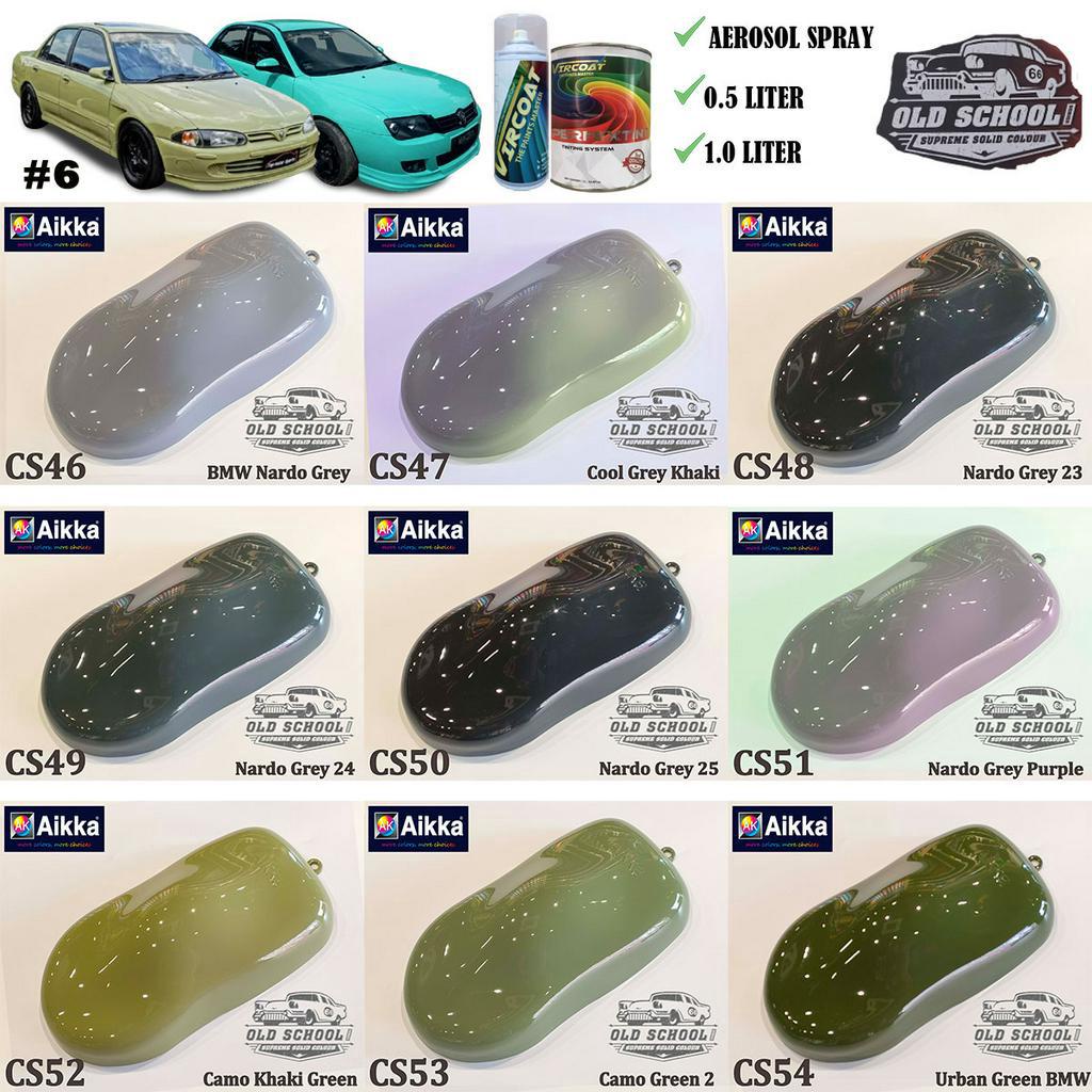 VIRCOAT AIKKA [Supreme Solid Color] 2K Paint Car Paint Motor Paint/ Cat Bancuh Kereta 1 Liter ...