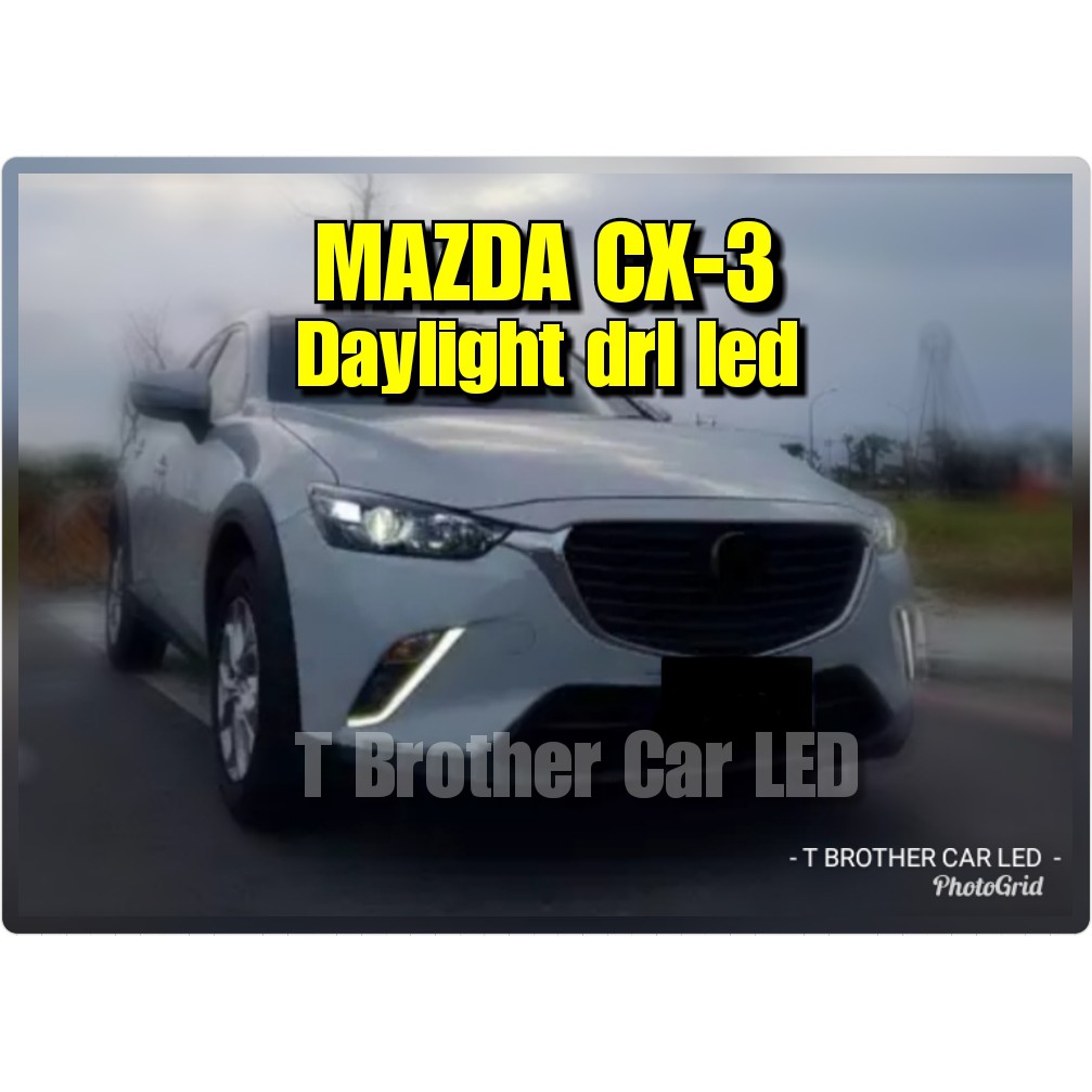 MAZDA CX-3 CX3 CX3 DAYLIGHT LED DRL LED DAYTIME RUNNING LED | Shopee ...