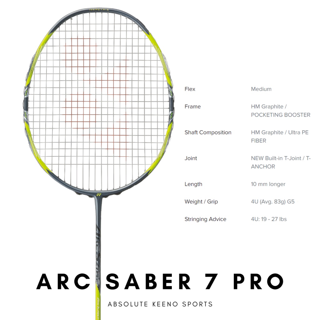 YONEX ArcSaber 7 PRO Badminton Racket | Shopee Malaysia YONEX ArcSaber 7 PRO Badminton Racket | Shopee Malaysia