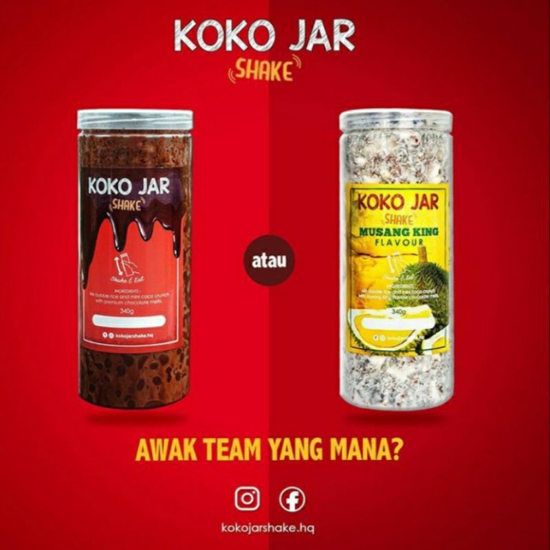 PROMO KOKOJAR SHAKE 1 CTN (12 BALANG + 340g) | Shopee Malaysia
