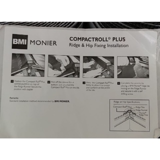Monier Compactroll Plus penutup perabung getah bumbung | Shopee Malaysia