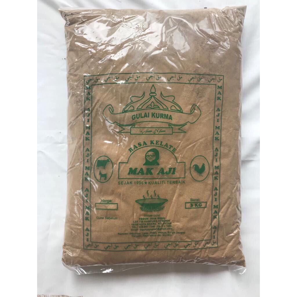 REMPAH GULAI KURMA MAK AJI | REMPAH KURMA | REMPAH GULAI KELANTAN ...