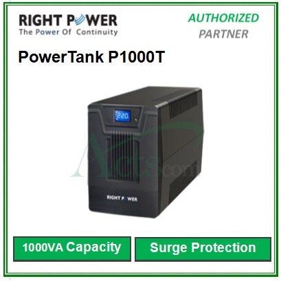 Right Power PowerTank P1000T UPS 1000VA Capacity | High Quality 12V 7AH ...