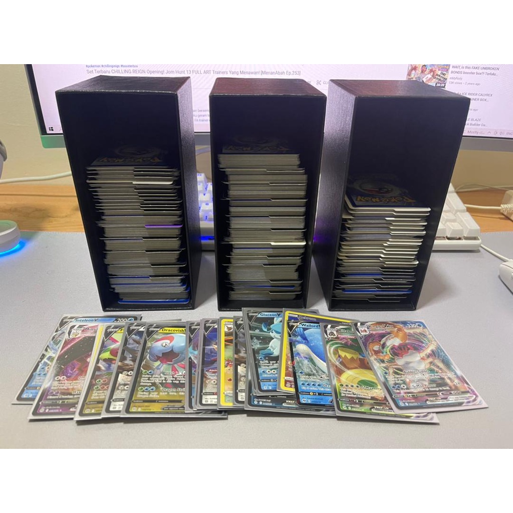 Pokemon PTCG 100% Original Cards Bulk + Random V/Vmax Card / #PTCG #Card | Shopee Malaysia