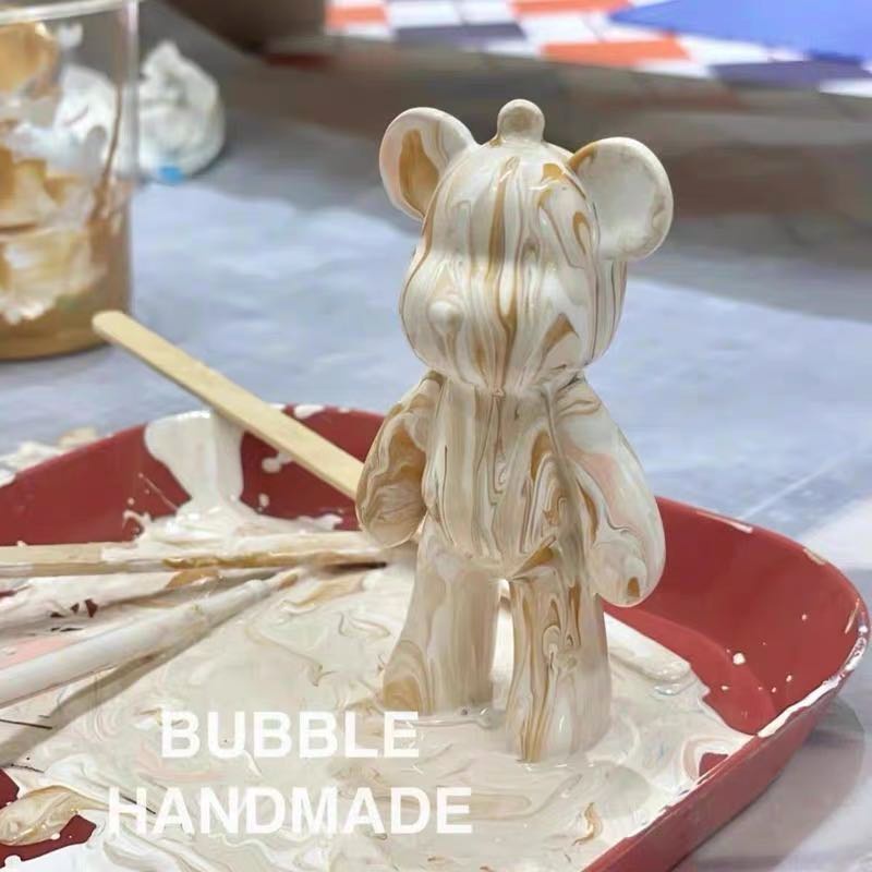 DIY Fluid Bearbrick 8cm Keychain Set Handmade Bear | Shopee Malaysia