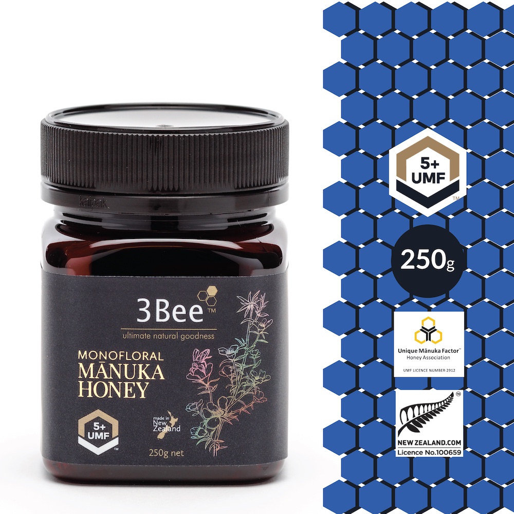 3Bee Manuka Honey Mono-Floral 5+UMF (250g) | Shopee Malaysia