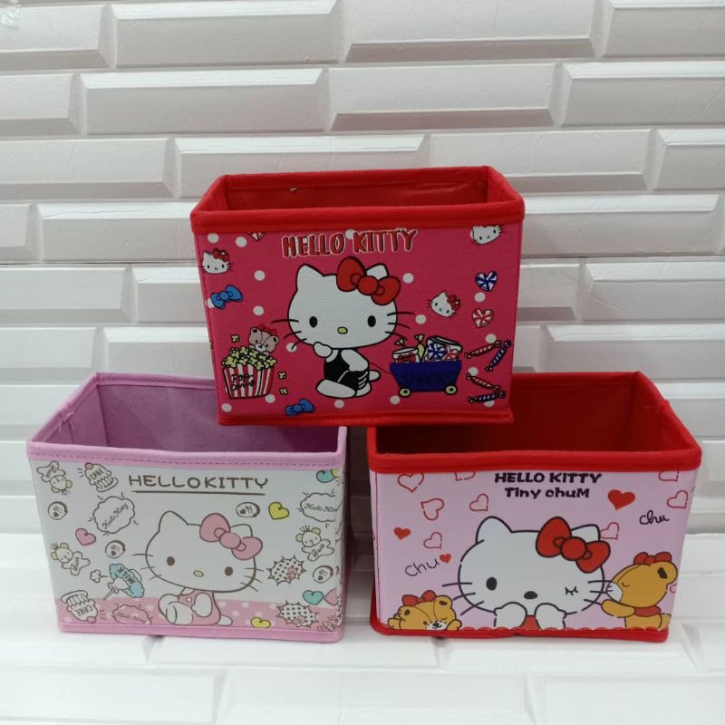 Ready stock! Hello kitty storage box foldable | Shopee Malaysia
