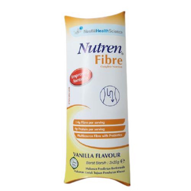 Nestle Nutren Fibre (Sample pack) 22g x 2 sachets (exp2023/2) | Shopee ...