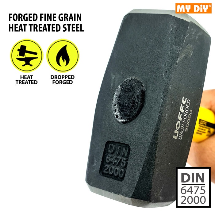 MYDIYHOMEDEPOT - UOFFC 1000G 1500G 2000G Stoning Hammer Fiberglass ...