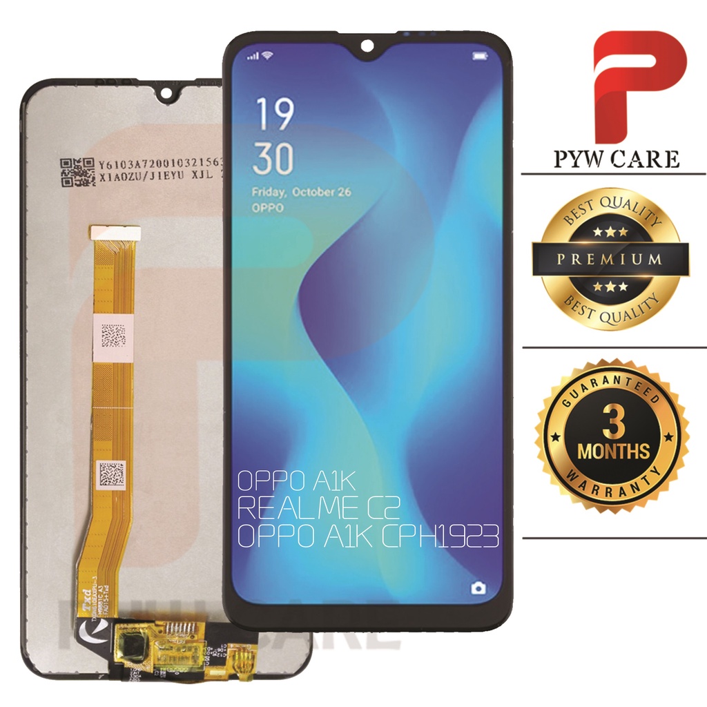 Compatible For OP A1K Lcd Realme C2 Lcd OP A1k CPH1923 Lcd TOUCH SCREEN ...