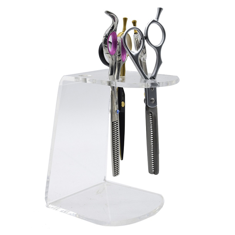 Ready Stock Transparent Acrylic Scissors Shelf Socket Hair Salon ...