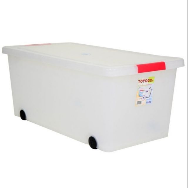 TOYOGO Storage Plastic Container With Wheels (58L) | Shopee Malaysia