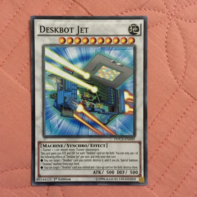 Yugioh card! Deskbot Jet (Real Card) | Shopee Malaysia