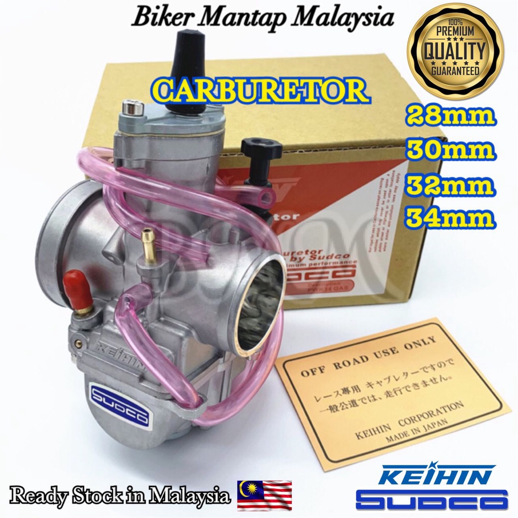 BikerMantap💥Keihin Carburetor PWK 28mm 30mm 32mm 34mm Motorcycle Original Karburator Universal ...