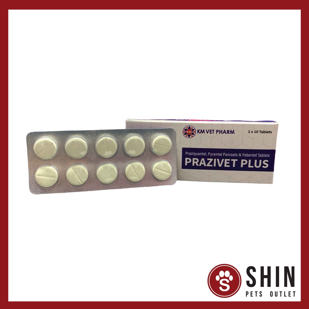 Prazivet Plus 1 biji / Dewormer for dogs / Ubat Cacing Anjing | Shopee ...