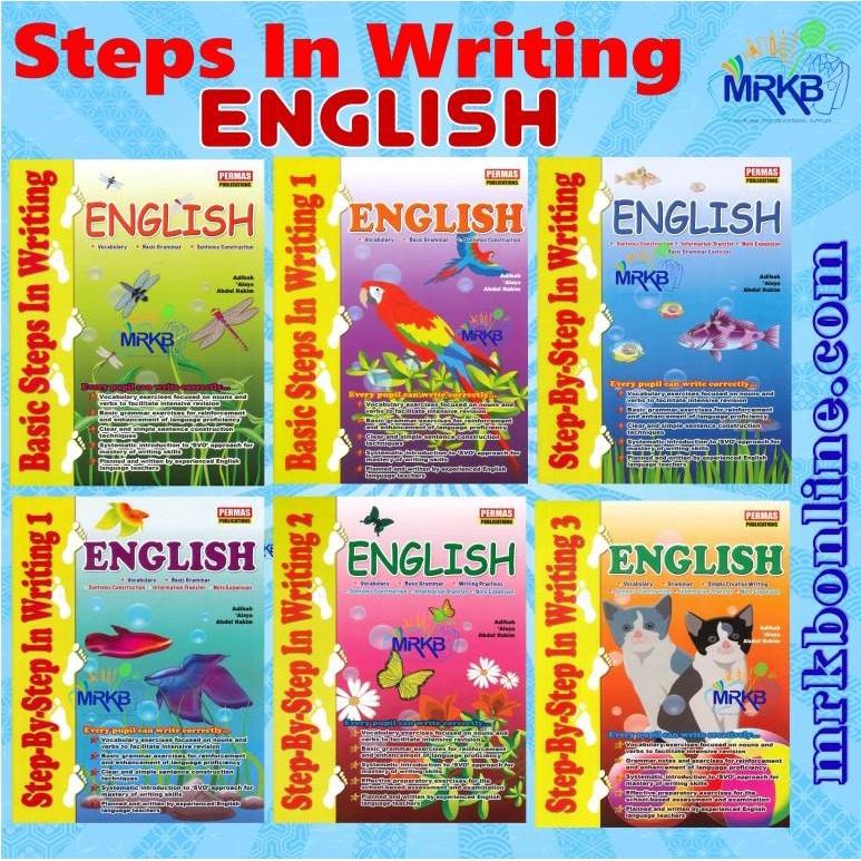 [PERMAS] English -Basic Steps/Step-By Steps In Writing | Shopee Malaysia