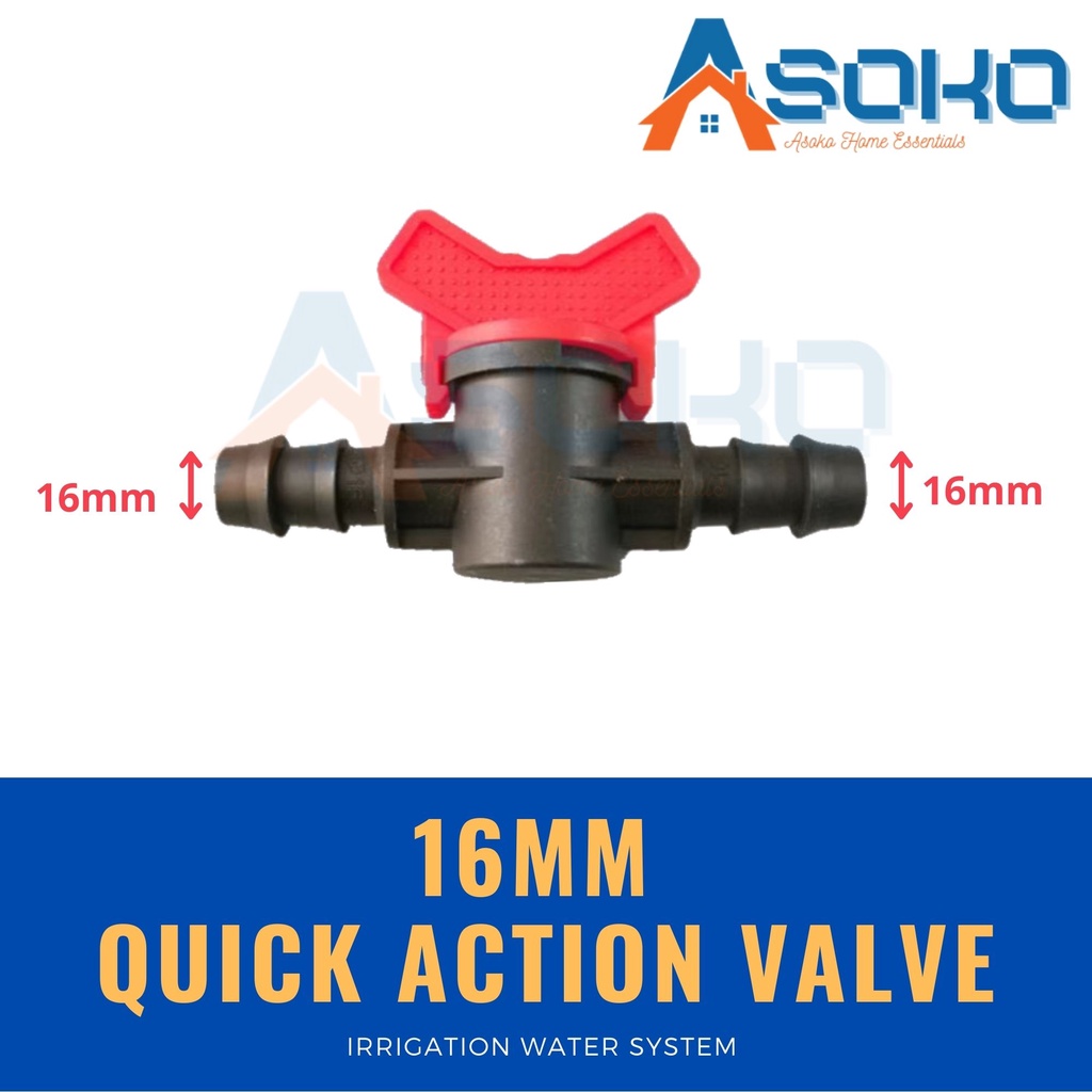 16mm Polypipe Quick Action Valve QAV stopcock valve [ Fertigasi ...