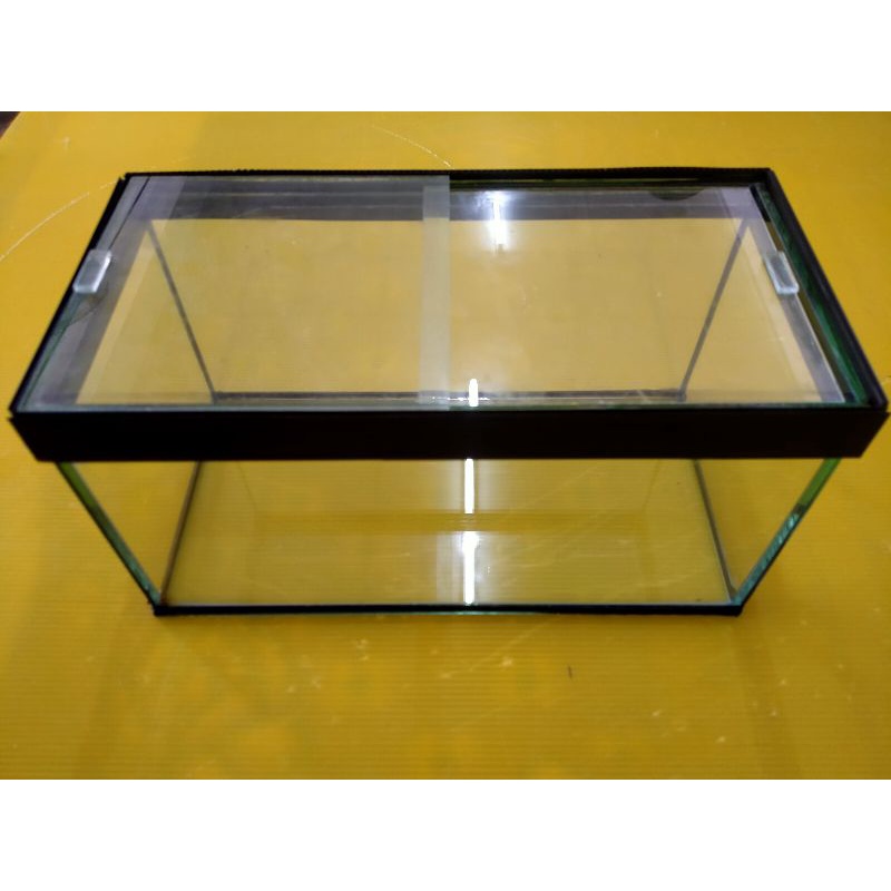 akuarium kaca 12x6x6 inci (siap penutup kaca sliding) | Shopee Malaysia
