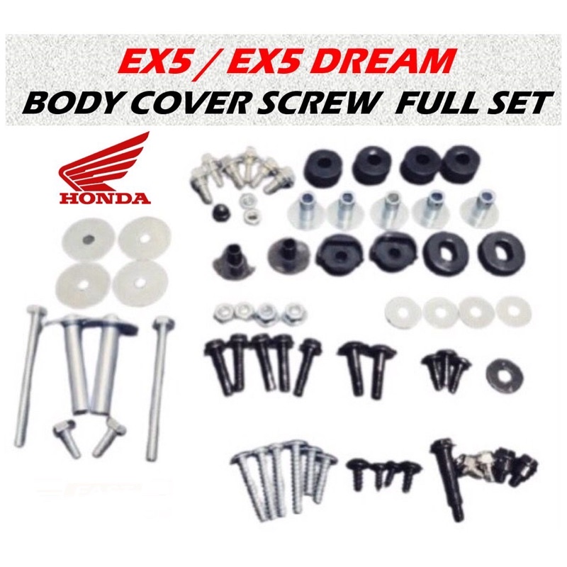 EX5 DREAM COVER SET SCREW COMPLETE SET | Shopee Malaysia