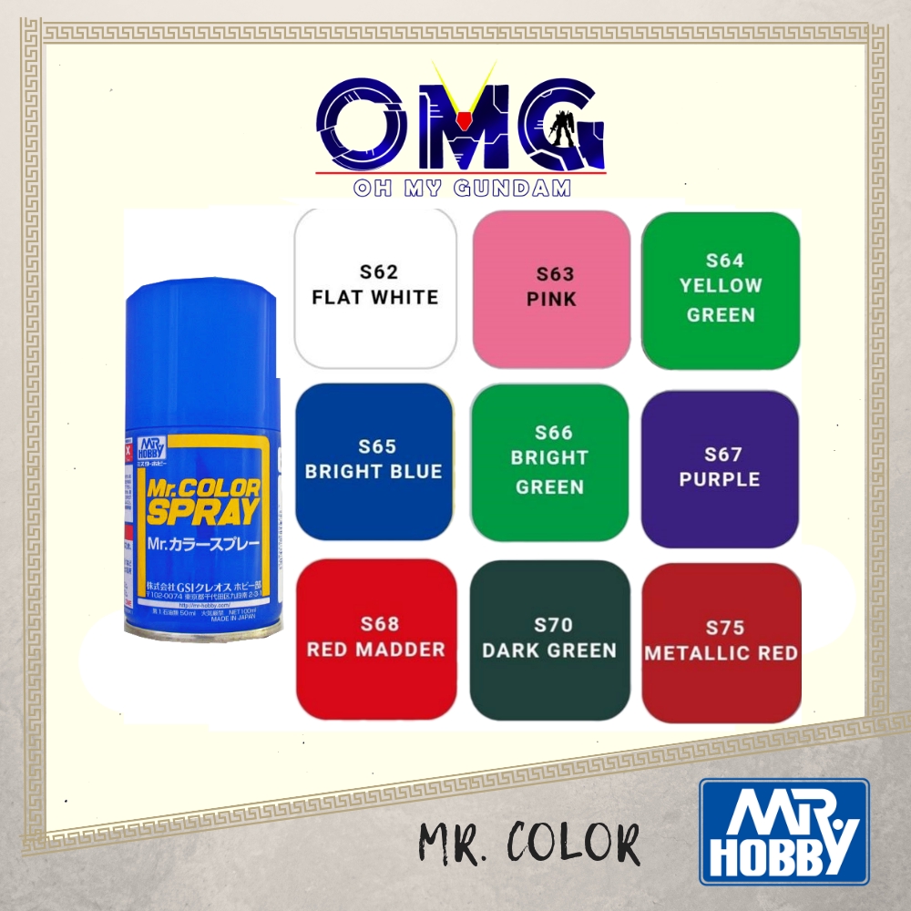 Mr Hobby Mr Color Spray S62-S90 Mr Hobby Spray Can Mr Hobby Color Spray ...