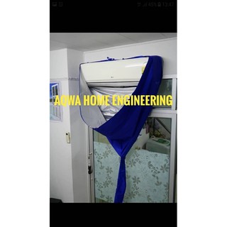 ( READY STOCK) aircond canvas / kanvas cuci aircond 1-1.5hp | Shopee ...