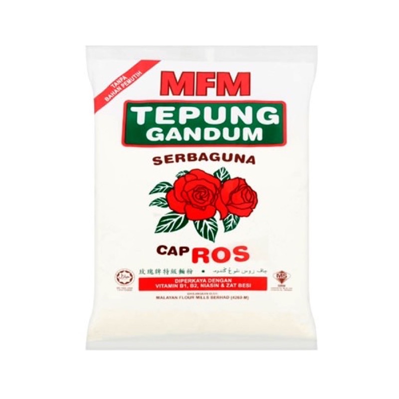 Tepung Gandum Serbaguna Cap Ros / Multipurpose Flour 850g | Shopee Malaysia
