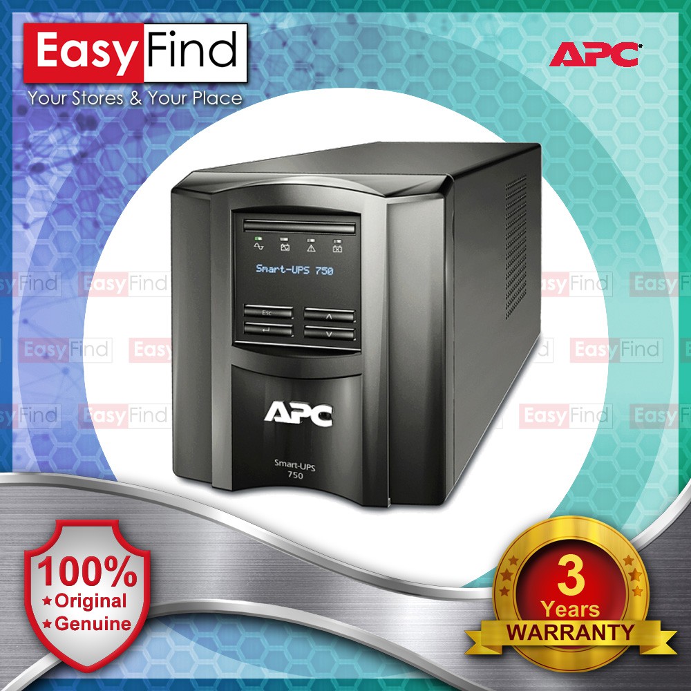 APC SMT750IC Smart-UPS 750VA LCD 230V with SmartConnect | Shopee Malaysia