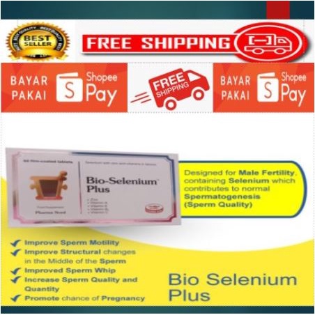 BIO-SELENIUM PLUS TABS 60S EXP JAN 2023 FAST SHIPPING ( IMPROVE SPERM ...