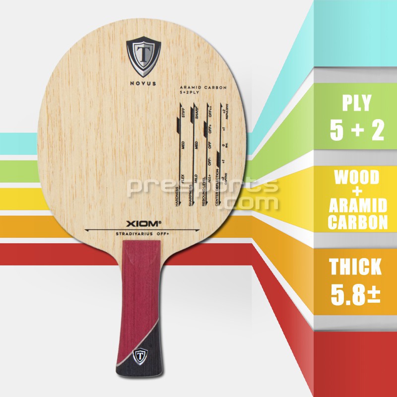 Xiom NOVUS Stradivarius Table Tennis Blade | Shopee Malaysia