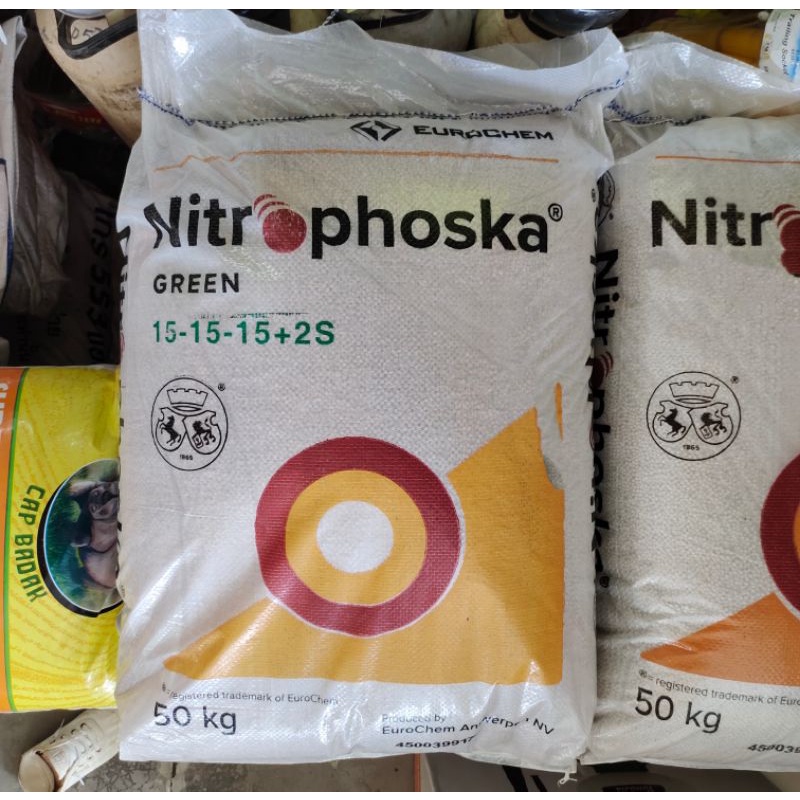 Baja Nitrophoska Kuda Singa NPK 15-15-15+2S Green (Repack 1kg) | Shopee ...