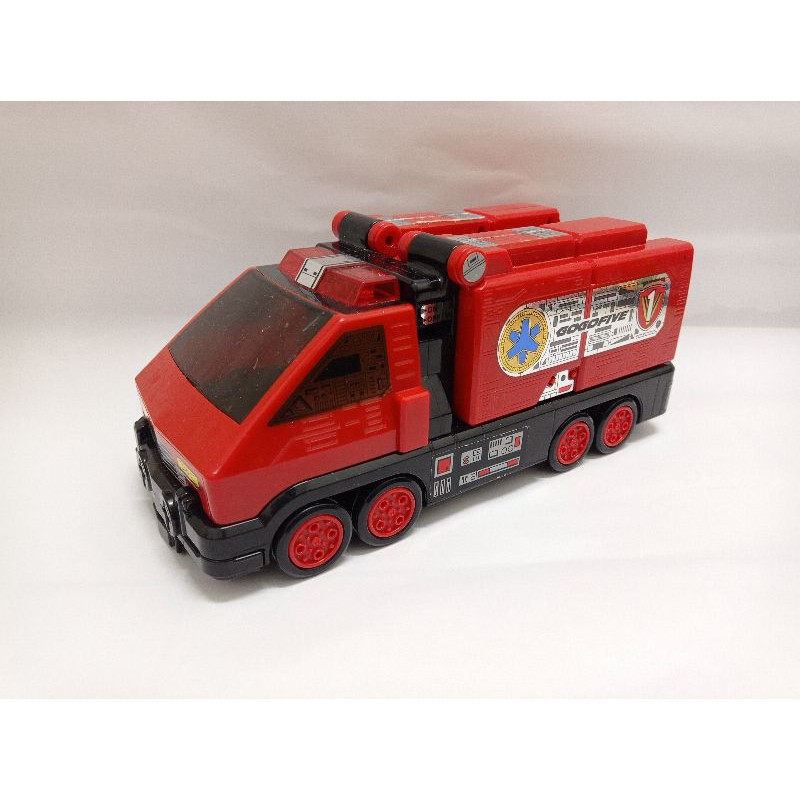 Bandai Kyukyu Sentai GoGo-V Power Ranger Lightspeed Rescue Red Ladder ...