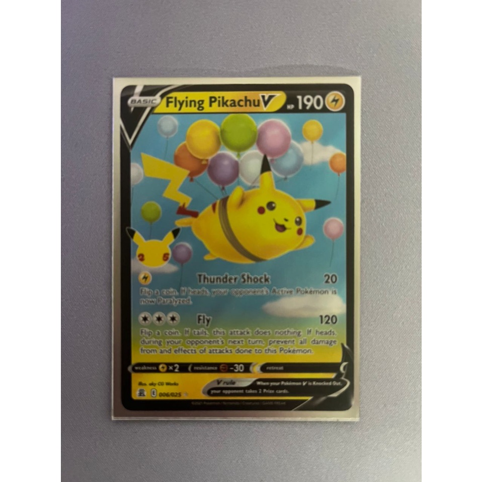 PTCG Pokemon Cards / 25th Anniversary - Celebrations / Flying Pikachu V ...