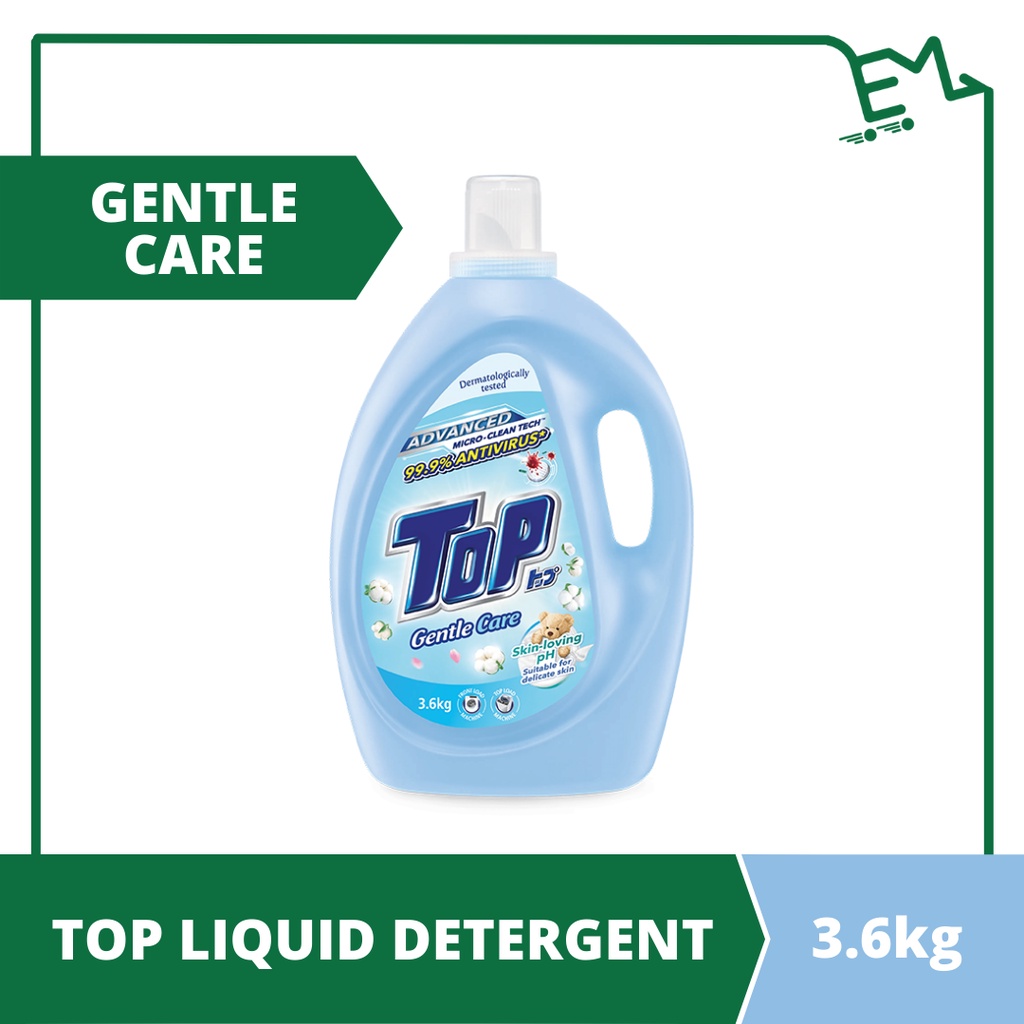 TOP Advanced Micro-Clean Tech [Gentle Care] Liquid Detergent 3.6kg ...