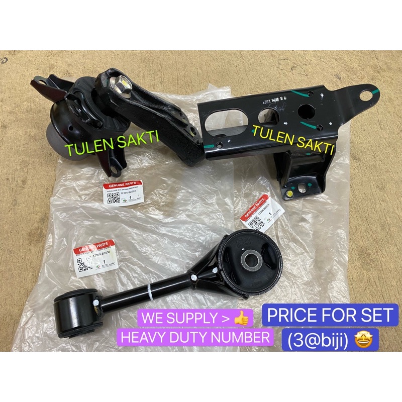 ORIGINAL PERODUA MYVI @ LAGI BEST 1.3 (2005-2017) ENGINE MOUNTING SET ...