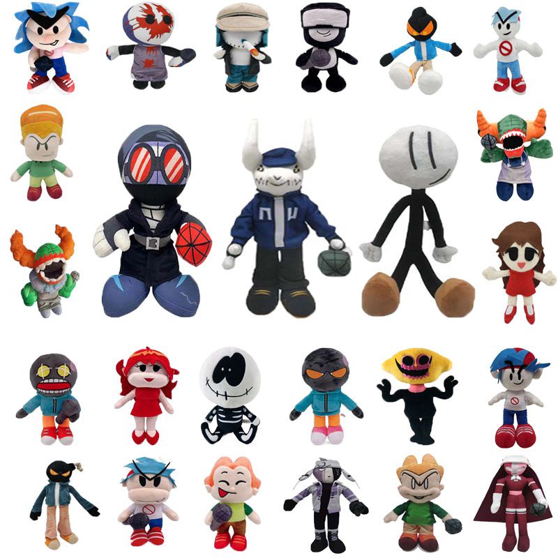 Friday Night Funkin FNF Plush Toy Garcello Whitty Spooky Month Skid ...