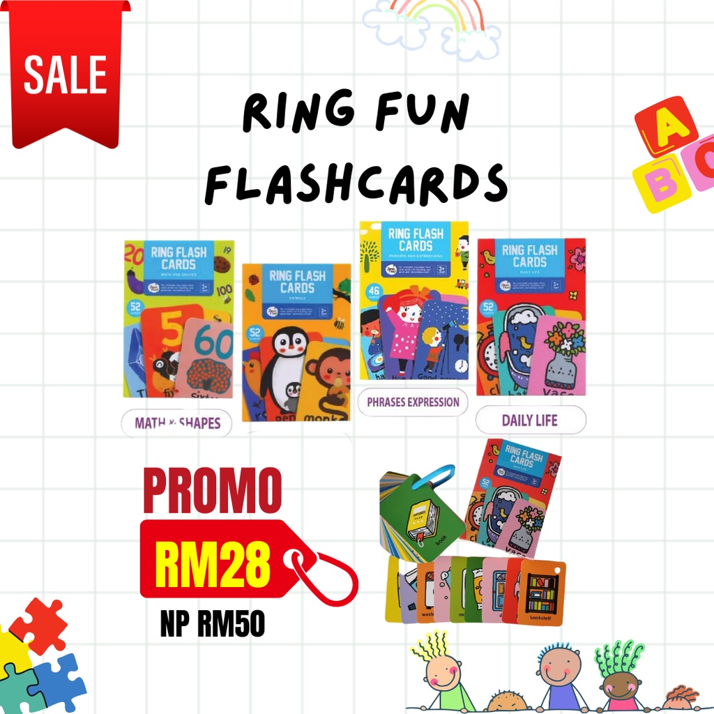 Ring Fun Flashcards Suitable for Beginner | Shopee Malaysia