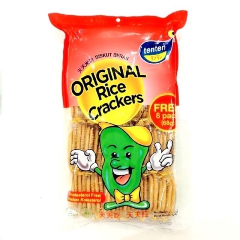 Tenten Original Rice Crackers / Biskut Beras (40PKT/BUNGKUS) | Shopee ...