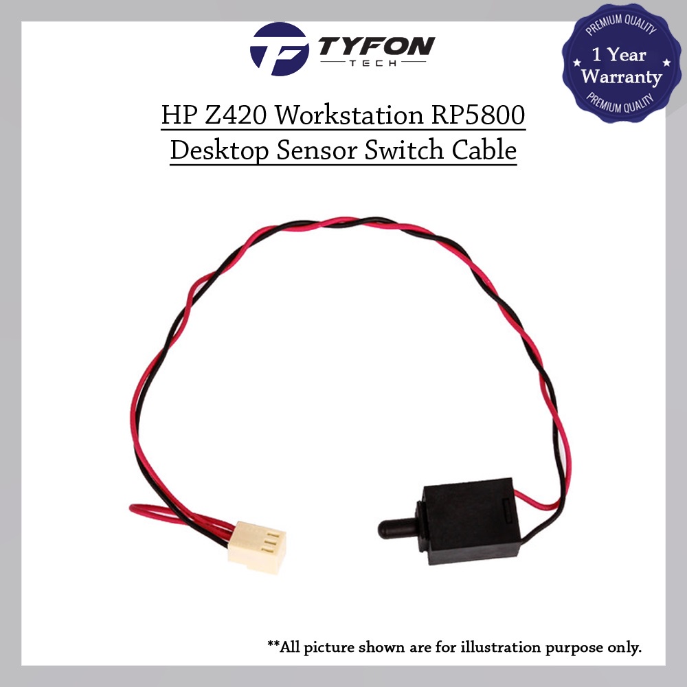 HP Z420 Workstation RP5800 Desktop Hood Lock Sensor Switch Cable 628644 ...