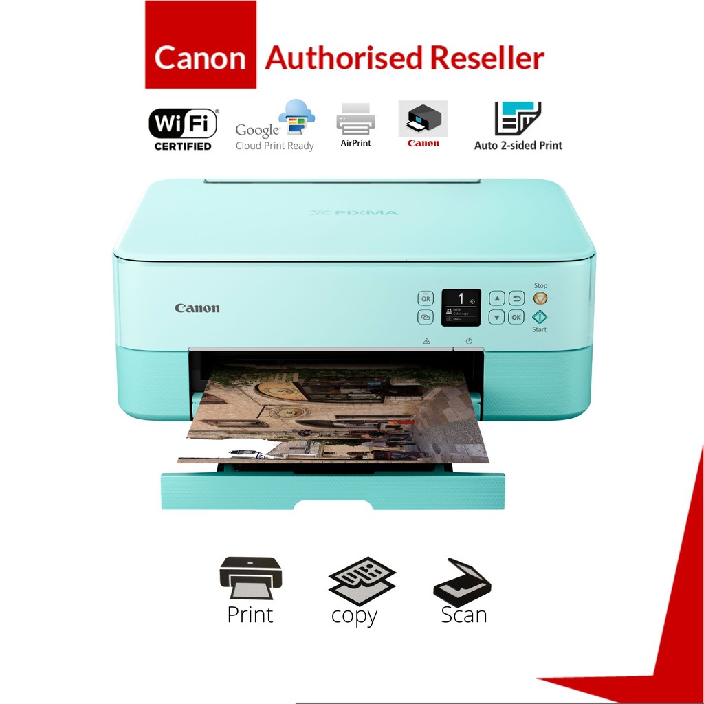 Canon PIXMA TS5370a Compact Wireless Photo All-In-One Printer With OLED ...