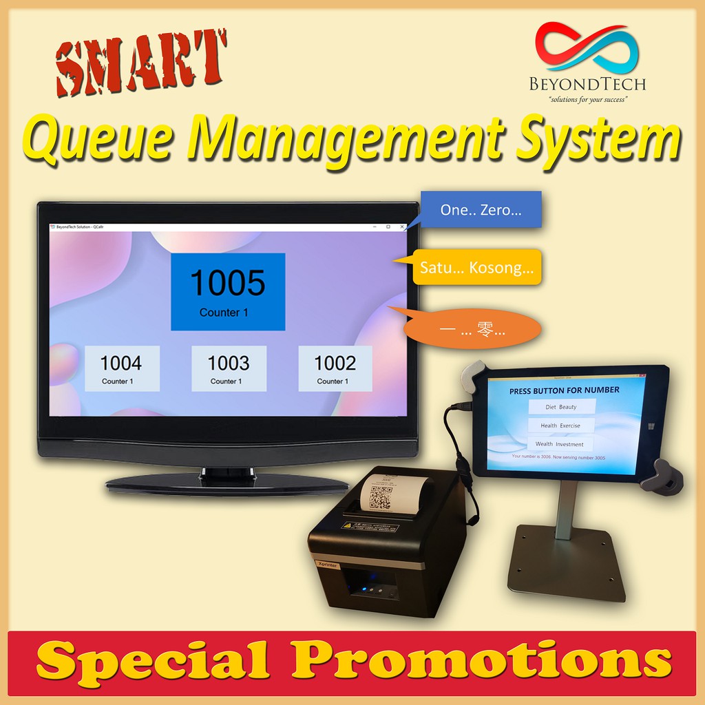 QMS Smart Queue Management System (Pro Version) | Shopee Malaysia QMS Smart Queue Management System (Pro Version) | Shopee Malaysia