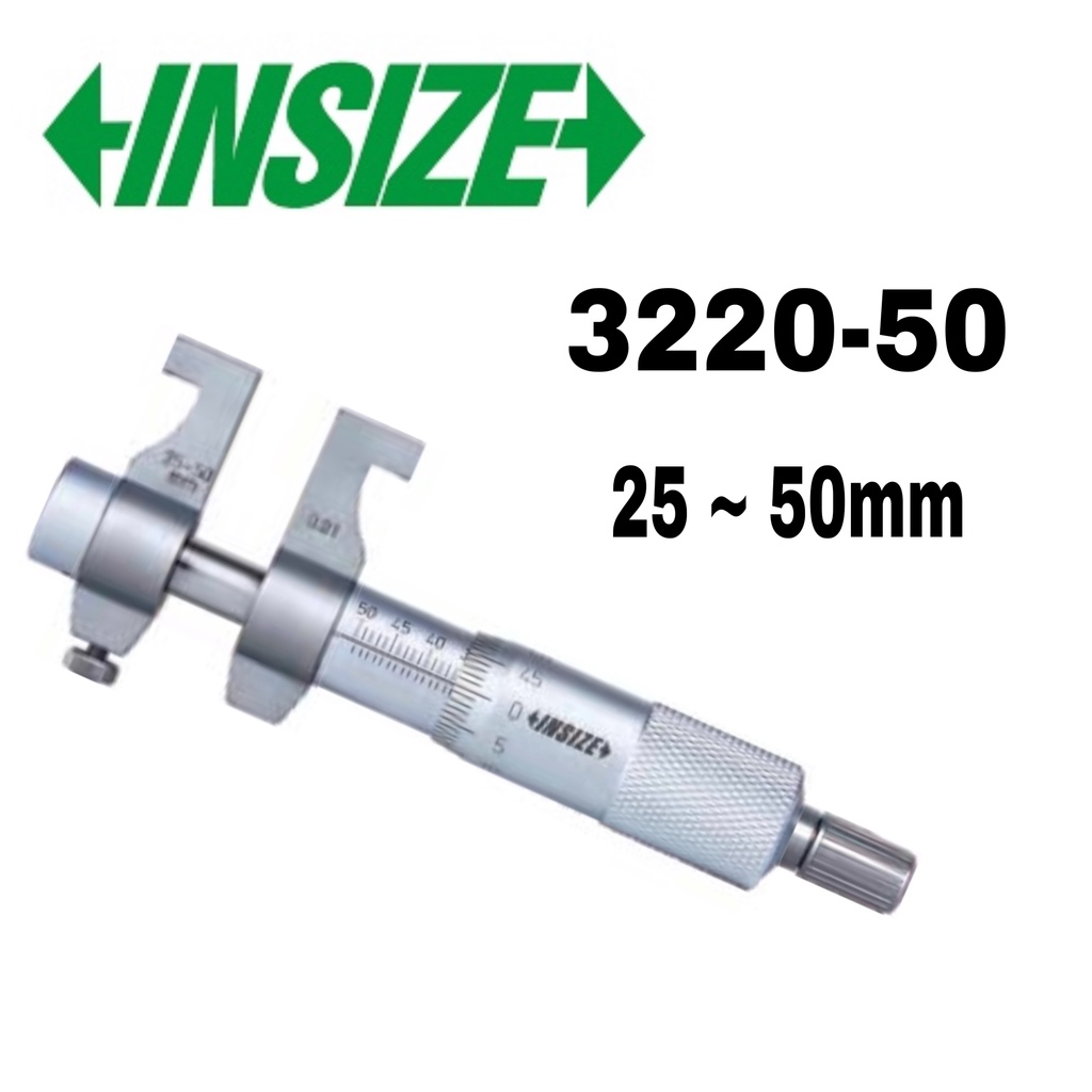 [READY STOCK] INSIZE INSIDE MICROMETER 25-50mm (3220-50) WITH SETTING ...
